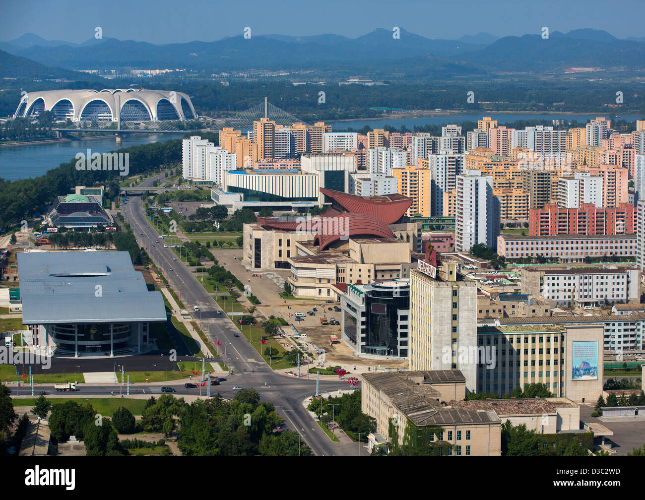 Old Buildings, Pyongyang, North Korea Stock Photo - Alamy