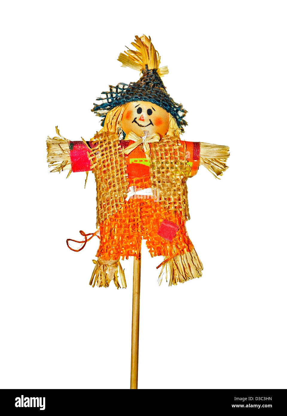 A cute little ragged scare crow Stock Photo - Alamy