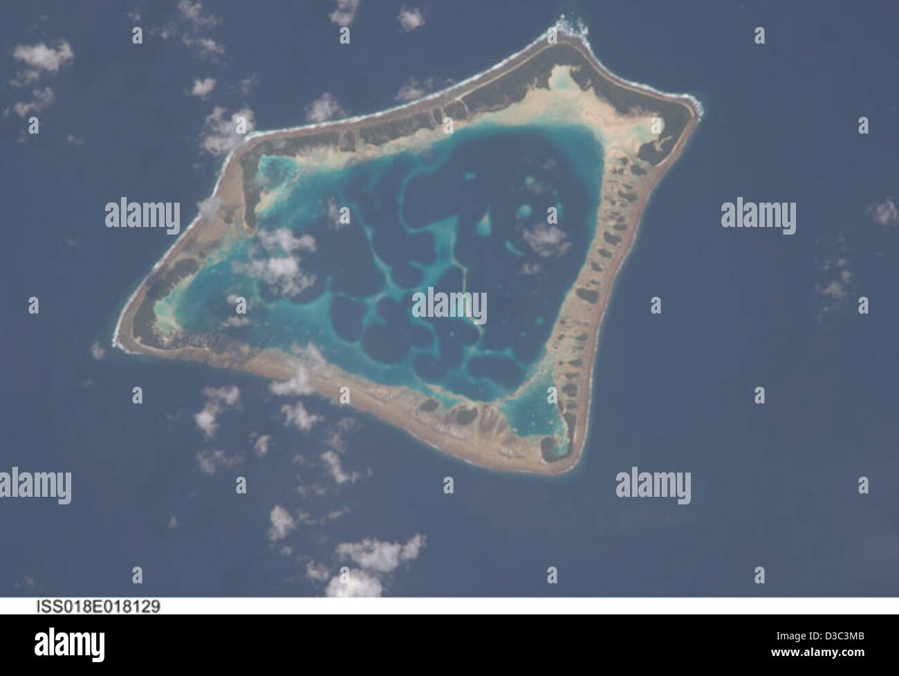 Atafu Atoll (NASA, International Space Station Science, 01/06/09 Stock ...