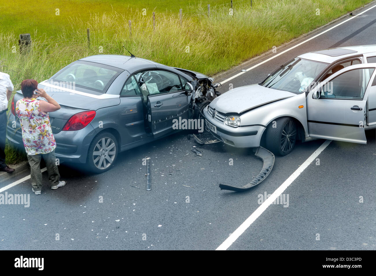 Cars, Car Accident Stock Photo - Alamy