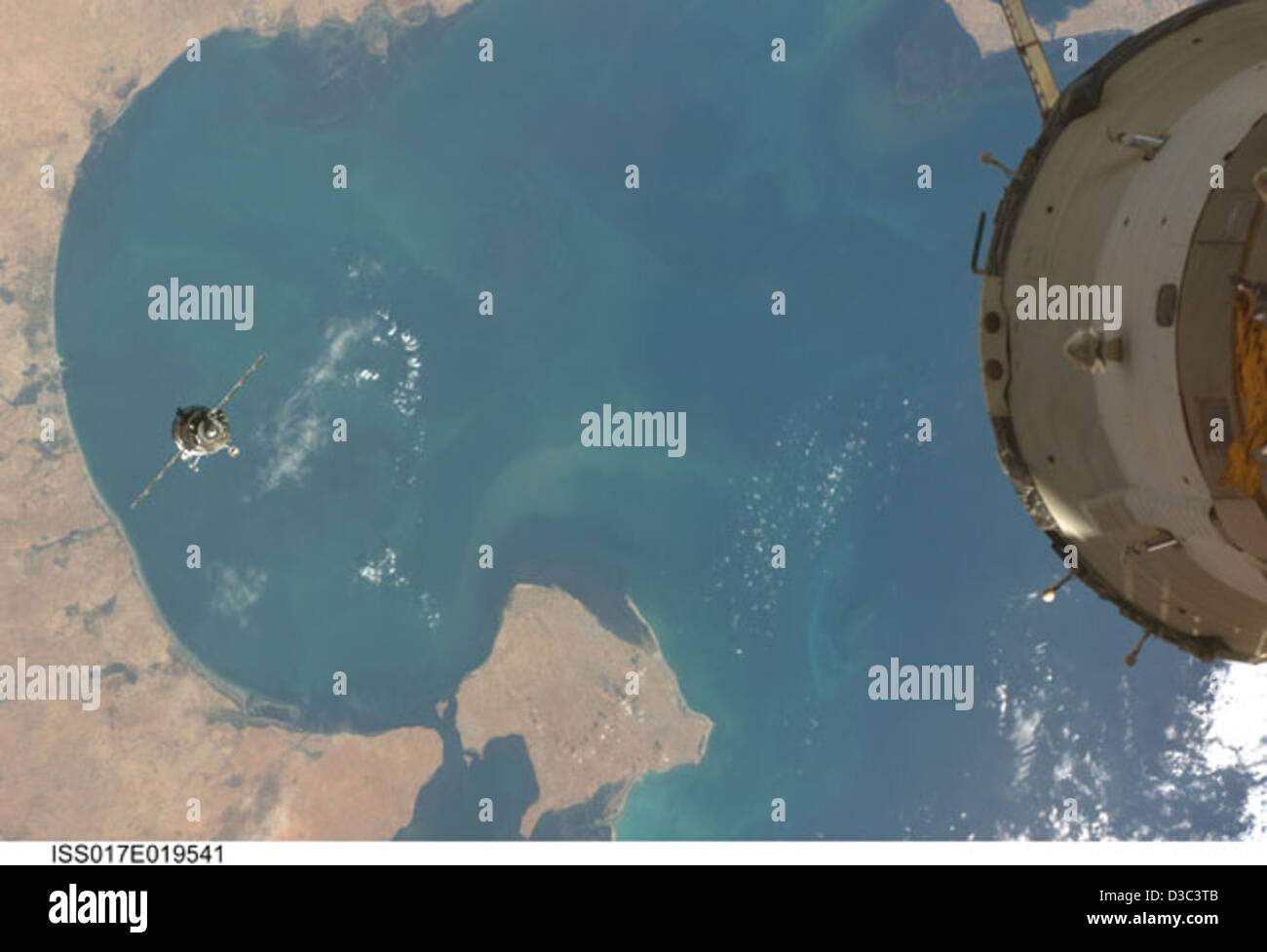 This image from the International Space Station shows the Gulf of Gabes ...