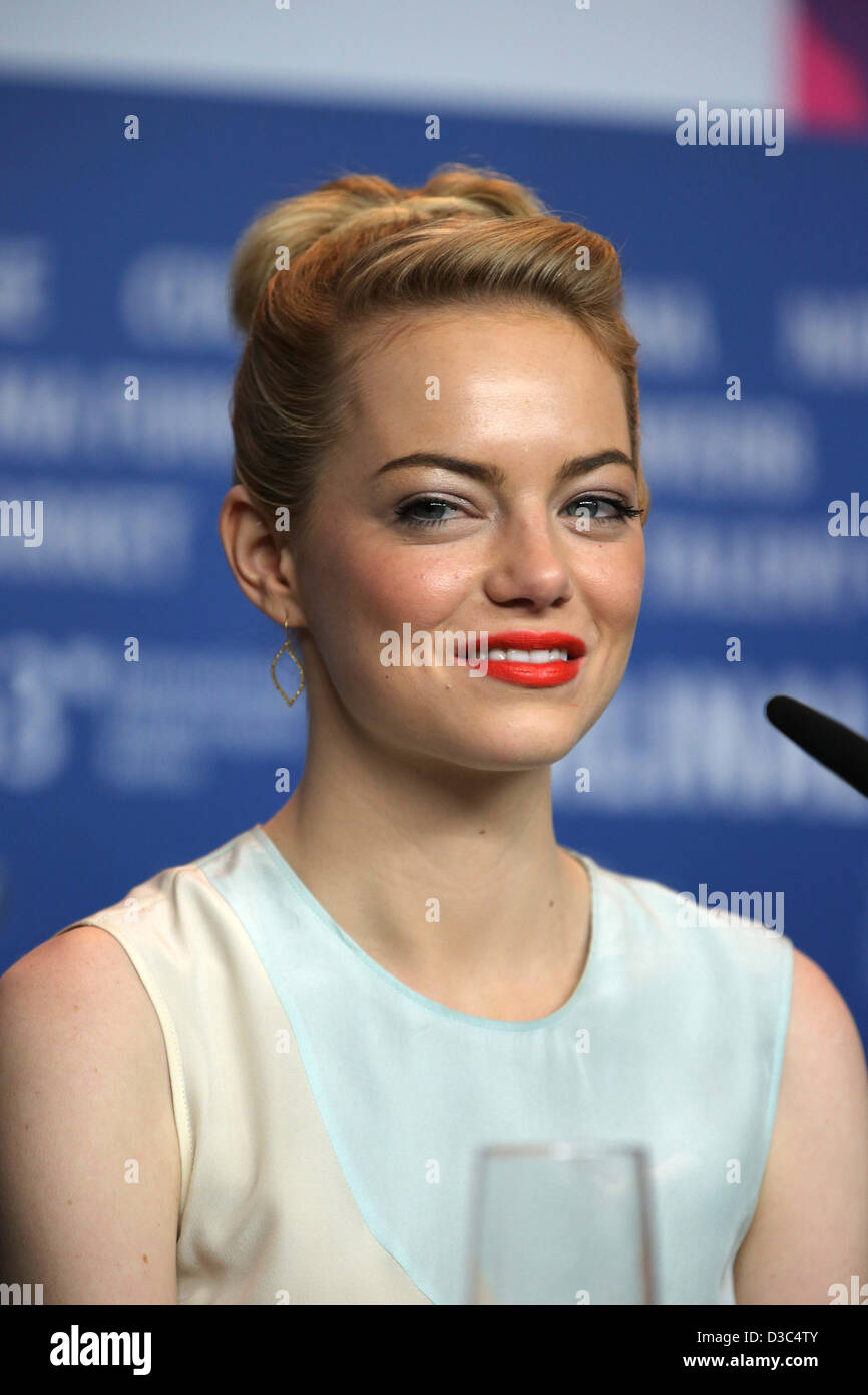 Emma stone 63rd annual berlin hi-res stock photography and images - Alamy