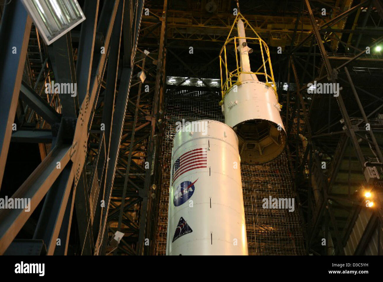 Ares I-X Test Rocket Complete (NASA, Ares, 08/14/09 Stock Photo - Alamy