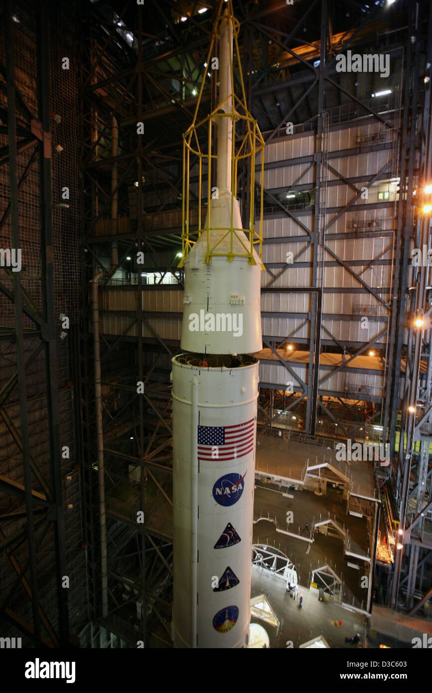 The Ares I-X test rocket was completed as part of NASA's Constellation ...