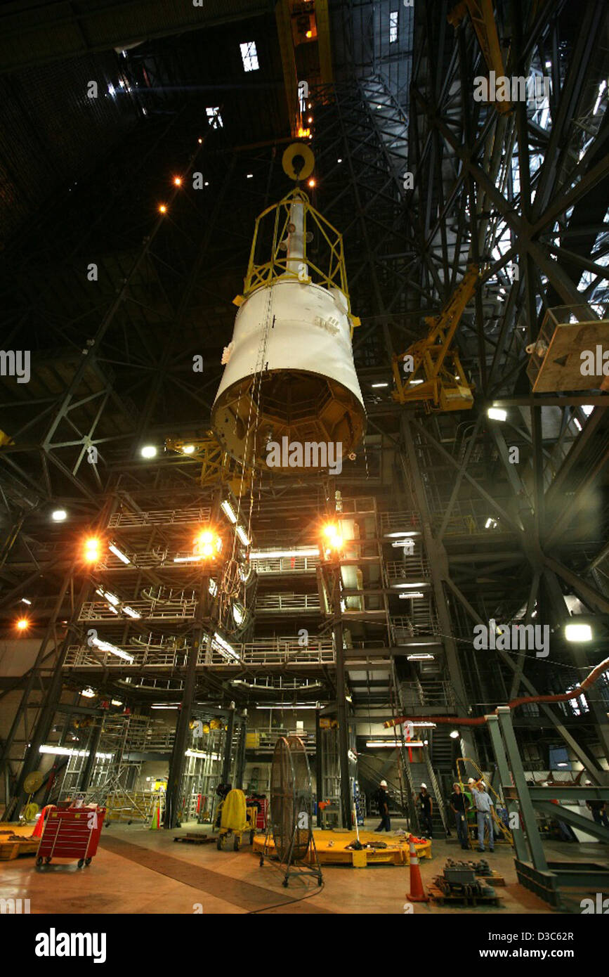 Ares I-X Test Rocket Complete (NASA, Ares, 08/14/09 Stock Photo - Alamy