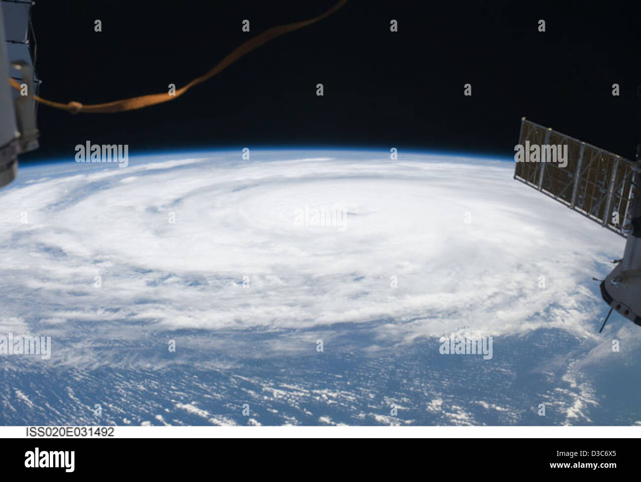 Hurricane bill spins in the atlantic nasa hi-res stock photography and ...