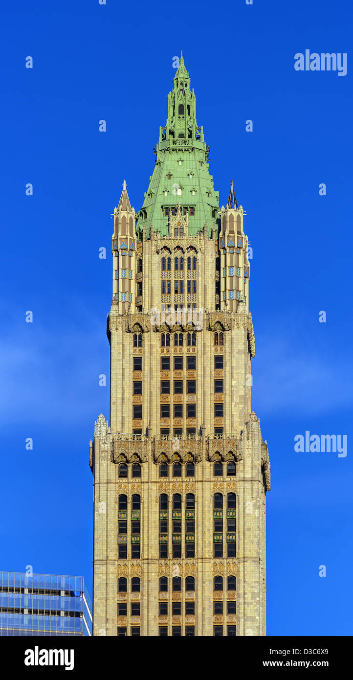 York woolworth hi-res stock photography and images - Alamy