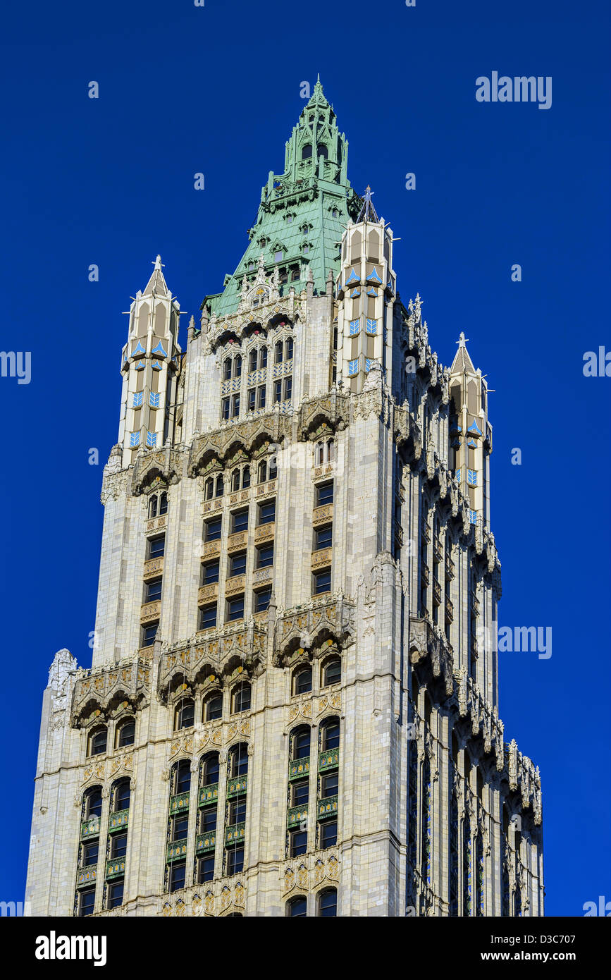 Woolworth Building, Manhattan, New York City Stock Photo - Alamy
