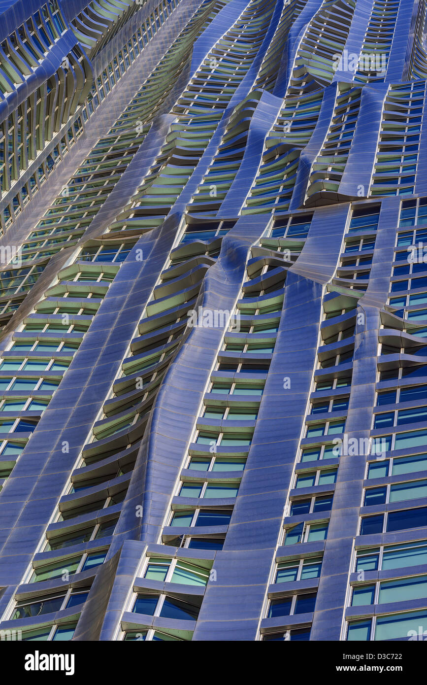 Detail Of The Gehry In New York, Apartment Building In Lower Manhattan ...