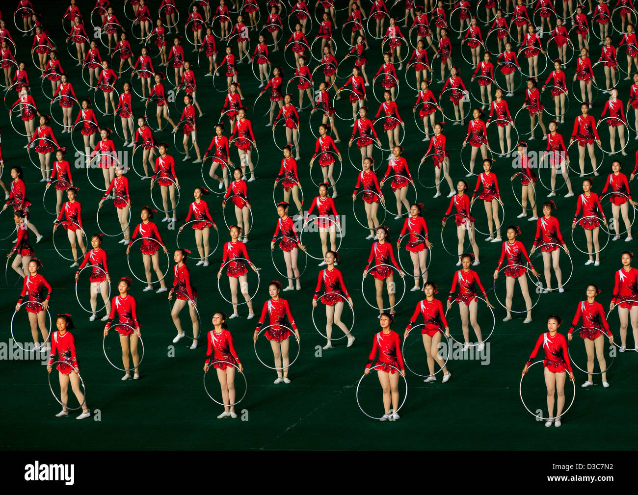 Arirang Mass Game In May Day Stadium, Pyongyang, North Korea Stock ...