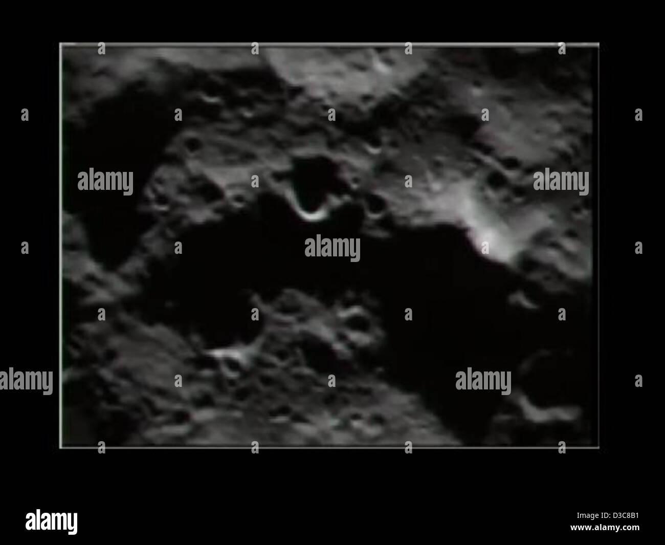The LCROSS mission captured a detailed close-up of the Moon, providing ...