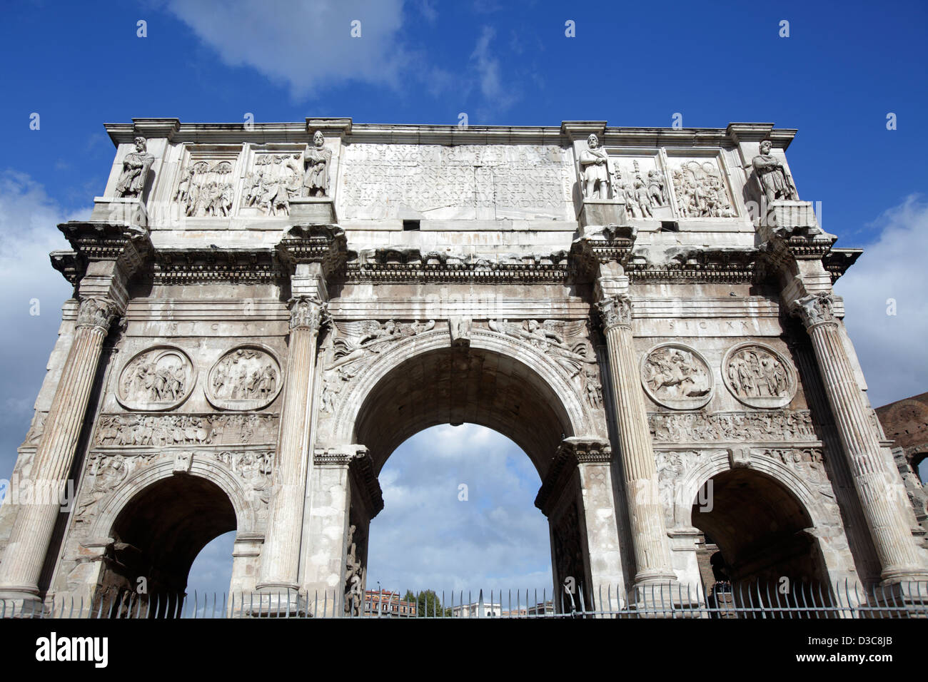 Triumphal Arch of Constantine, Rome, Italy Stock Photo - Alamy
