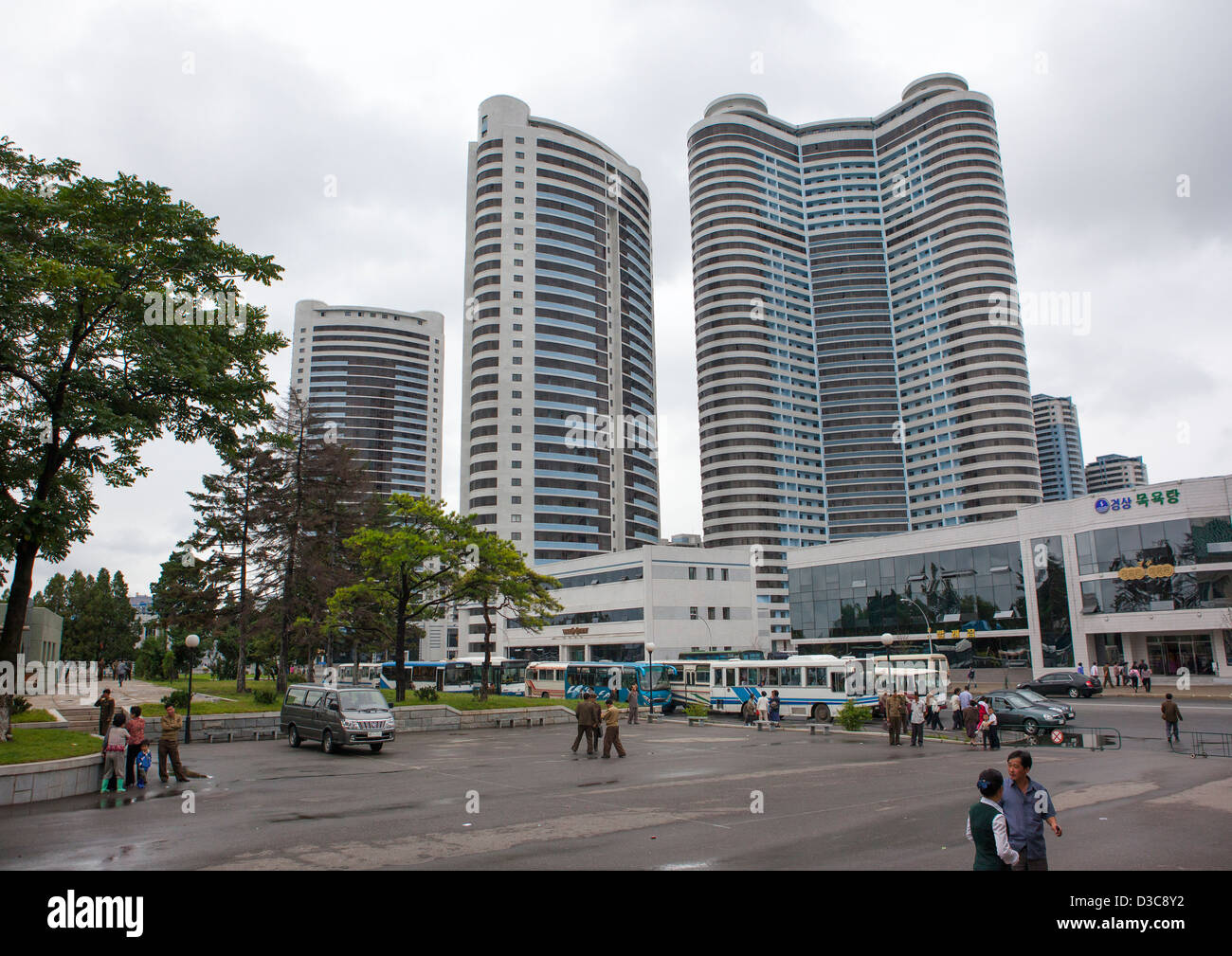New Buildings, Pyongyang, North Korea Stock Photo - Alamy