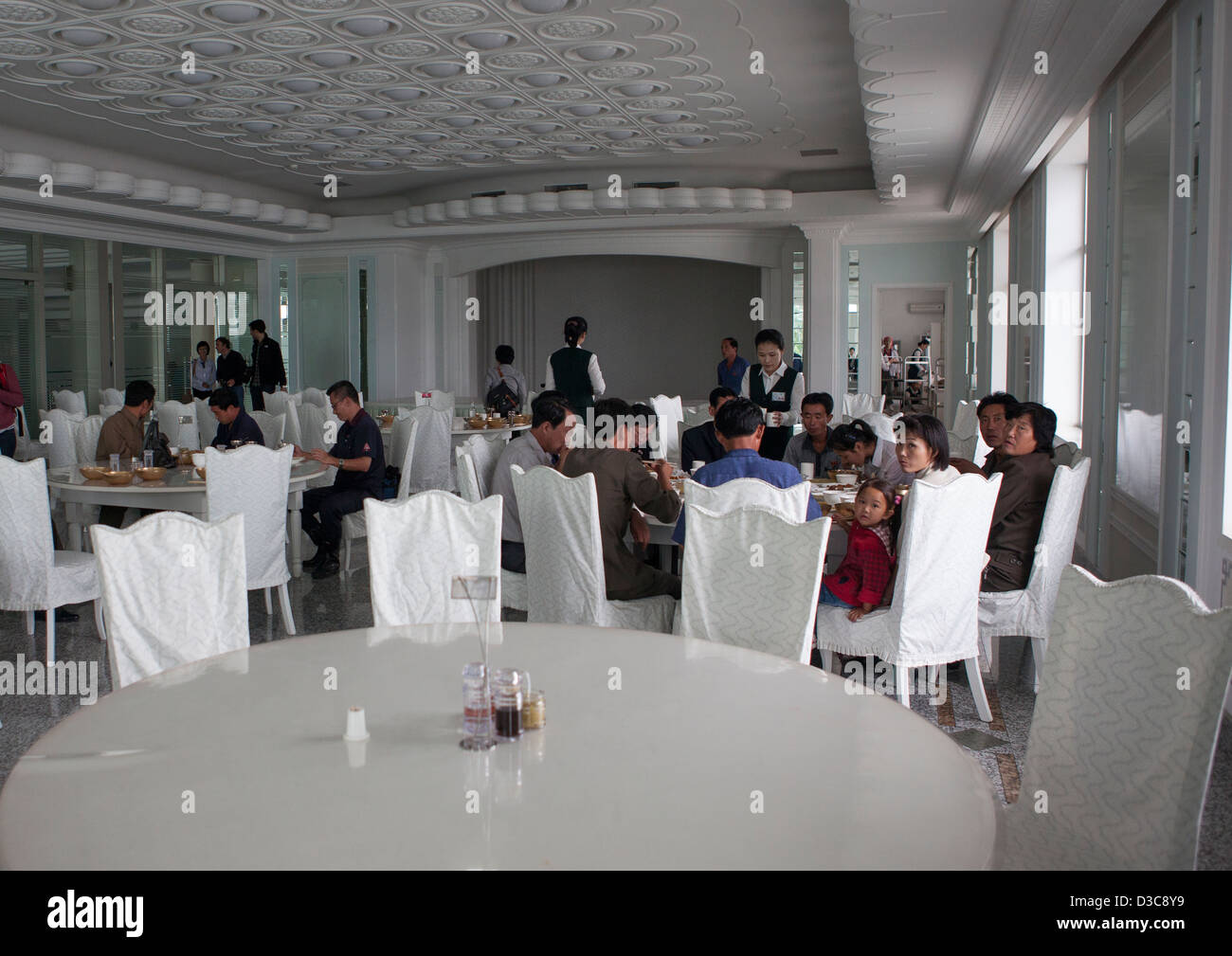 Luxury Restaurant, Pyongyang, North Korea Stock Photo - Alamy