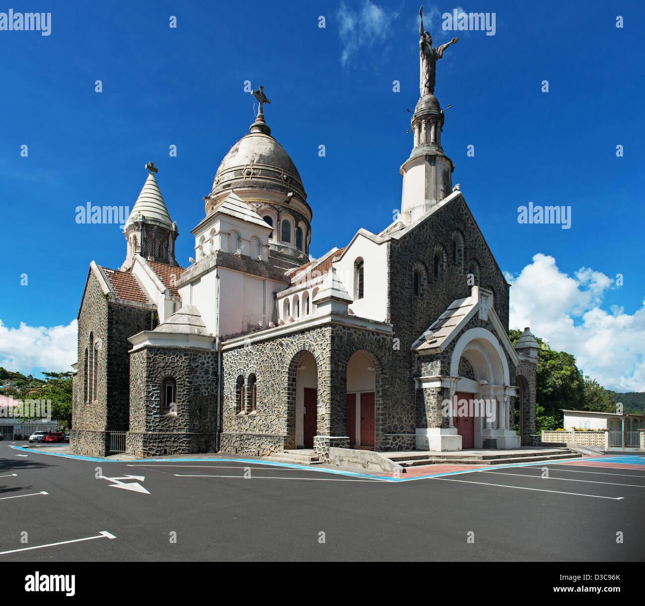 Eglise de Balata, Church of Balata, Martinique Island, Lesser Antilles ...
