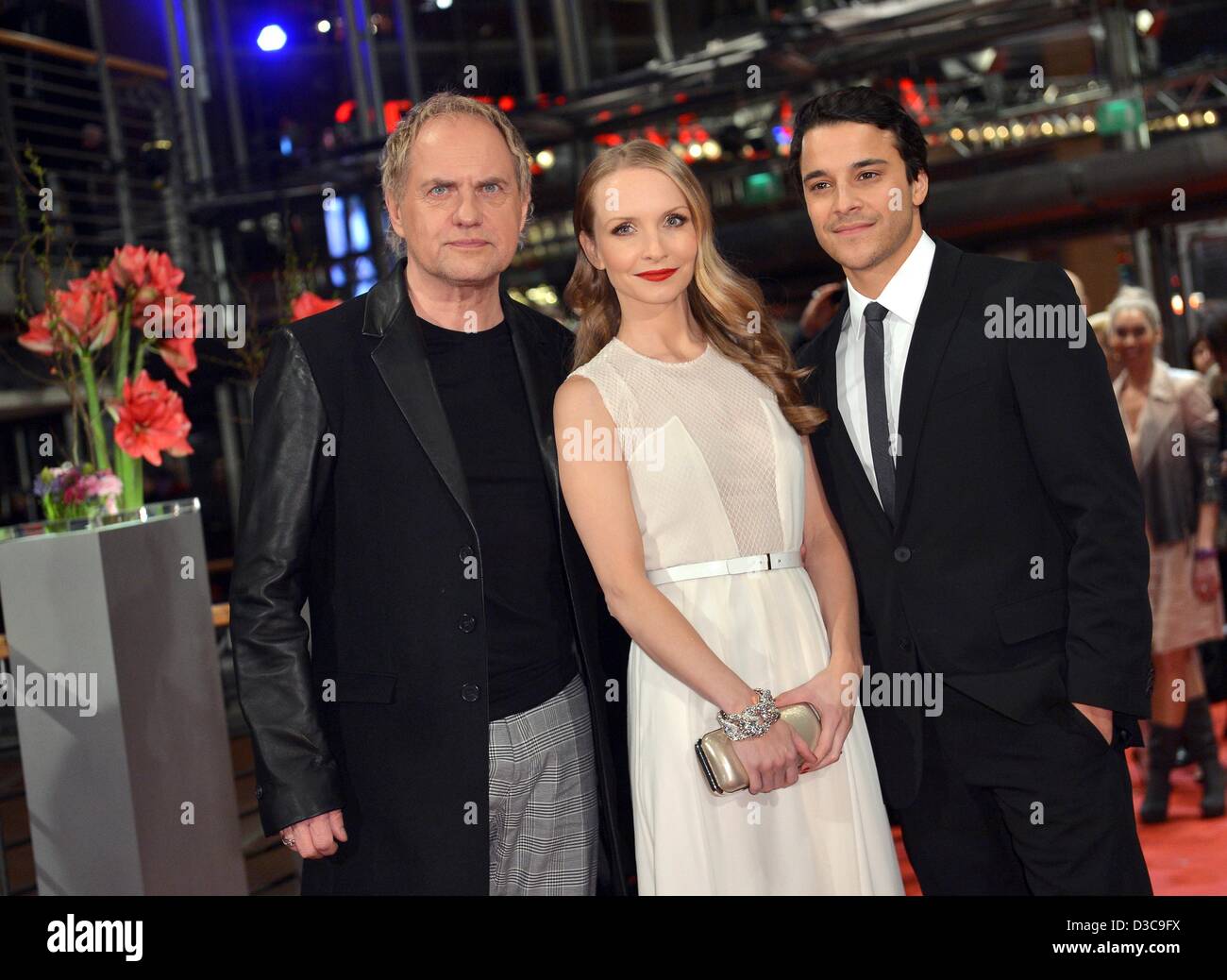 German voices of the film, actors Uwe Ochsenknecht (L-R), Janin ...
