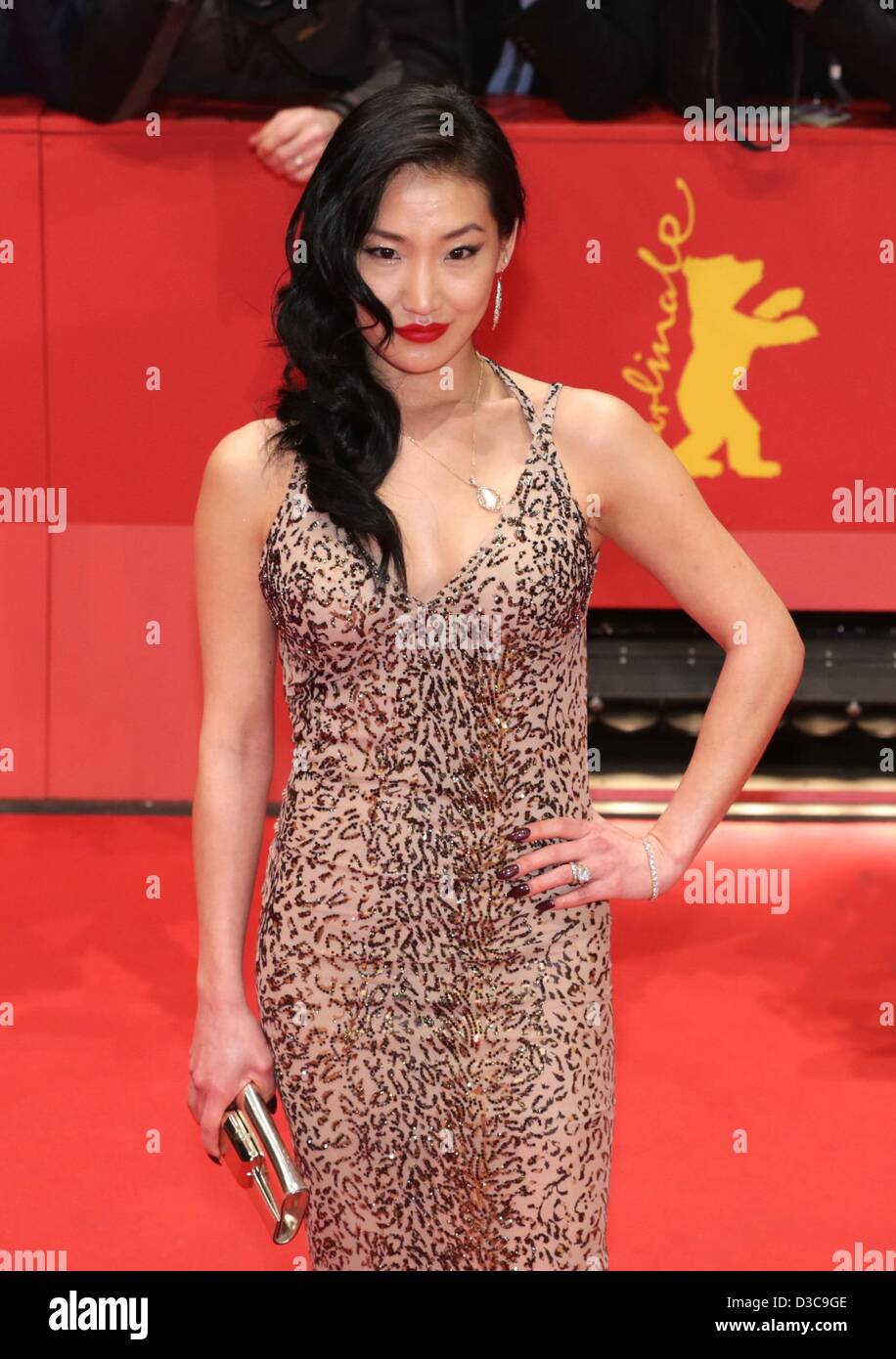 Alice Kim, wife of US actor Nicolas Cage, arrives for the premiere of ...