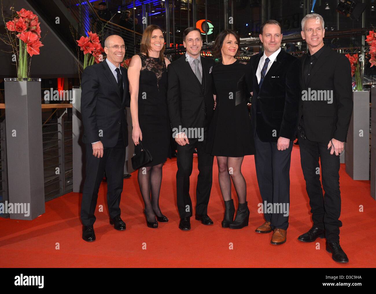 CEO DreamWorks Jeffrey Katzenberg (L-R), producer Jane Hartwell ...