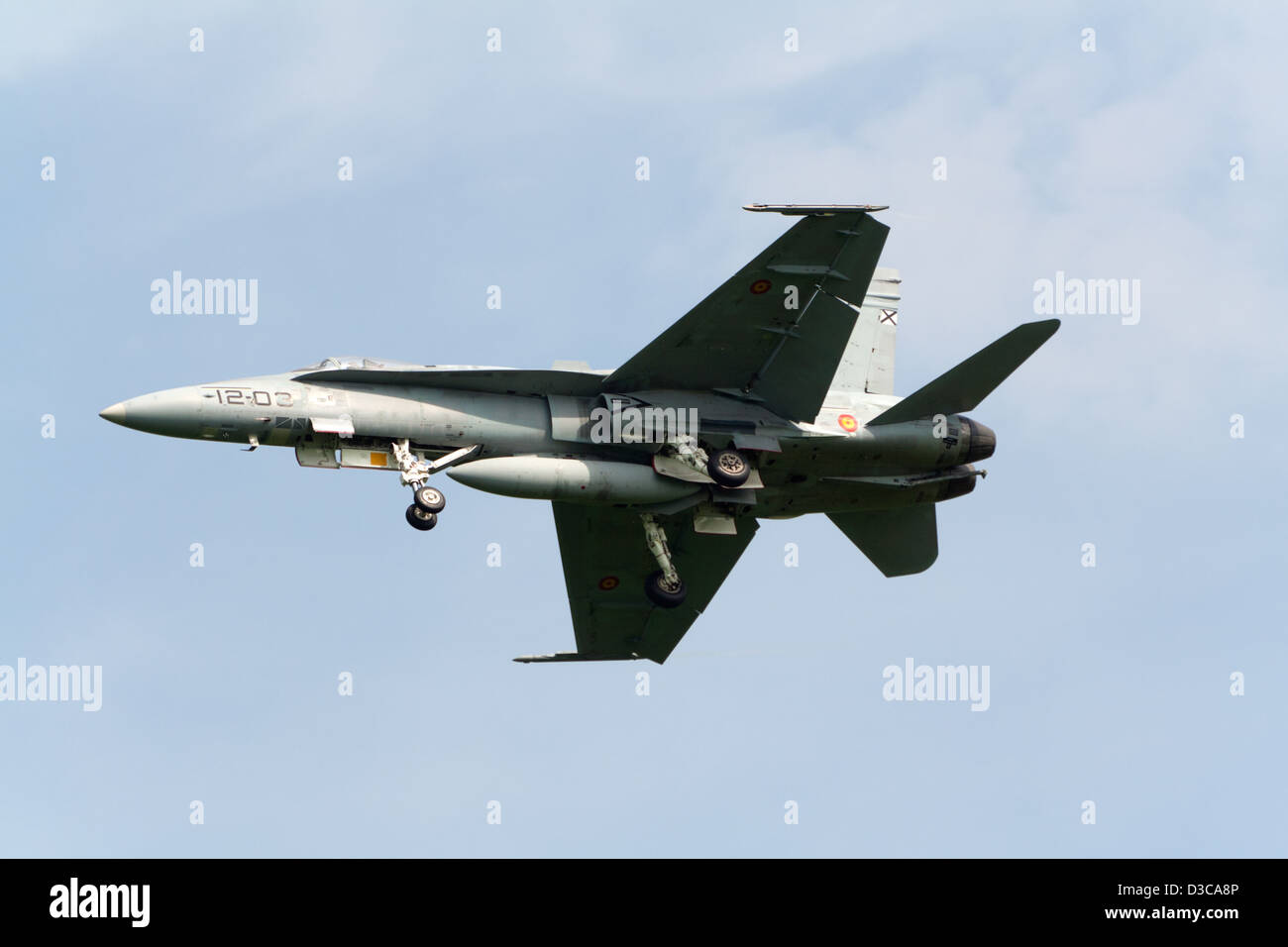 Spanish Air Force F/A-18 fighter jet Stock Photo - Alamy