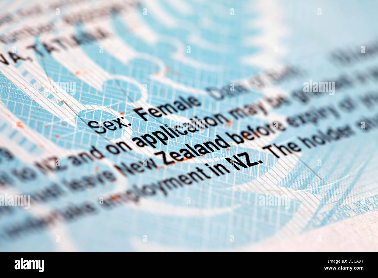 The Visa To New Zealand Stock Photo Alamy the-visa-to-new-zealand-stock-photo-alamy