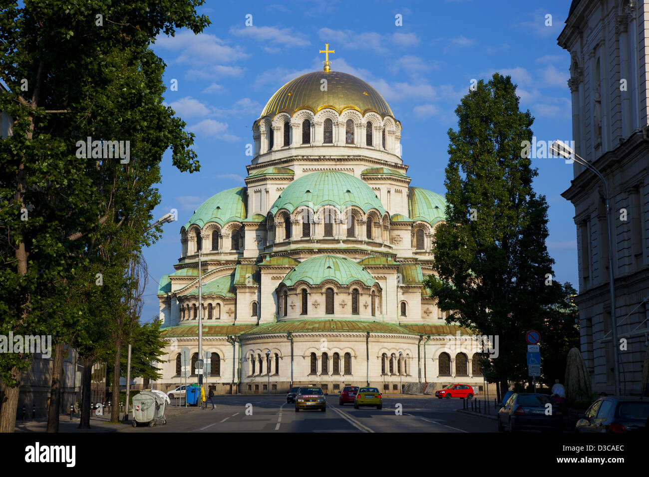 Bulgaria, Sofia, Boulevard Moskovska Oborishte, Ploshtad Aleksandur ...