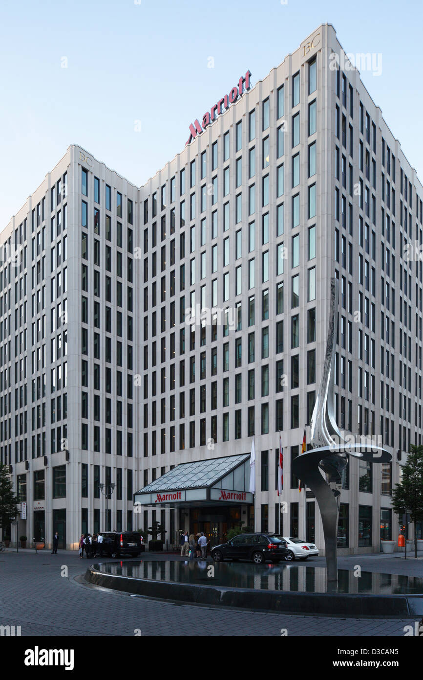 Berlin, Germany, at the Marriott Hotel Lenne Triangle Stock Photo - Alamy