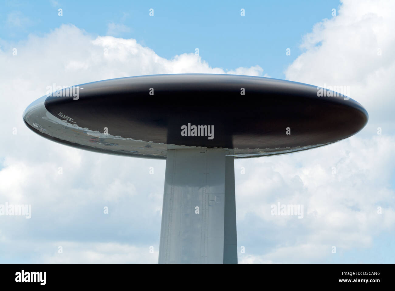 Radar dome of an E-3 Sentry airplane Stock Photo - Alamy