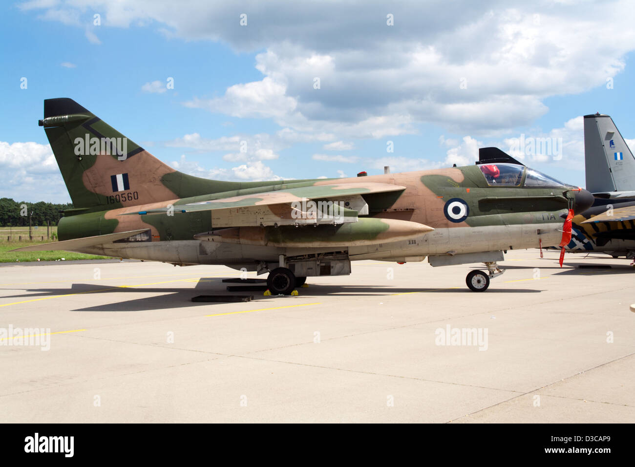 Greek Air Force A-7 Corsair fighter jet Stock Photo - Alamy