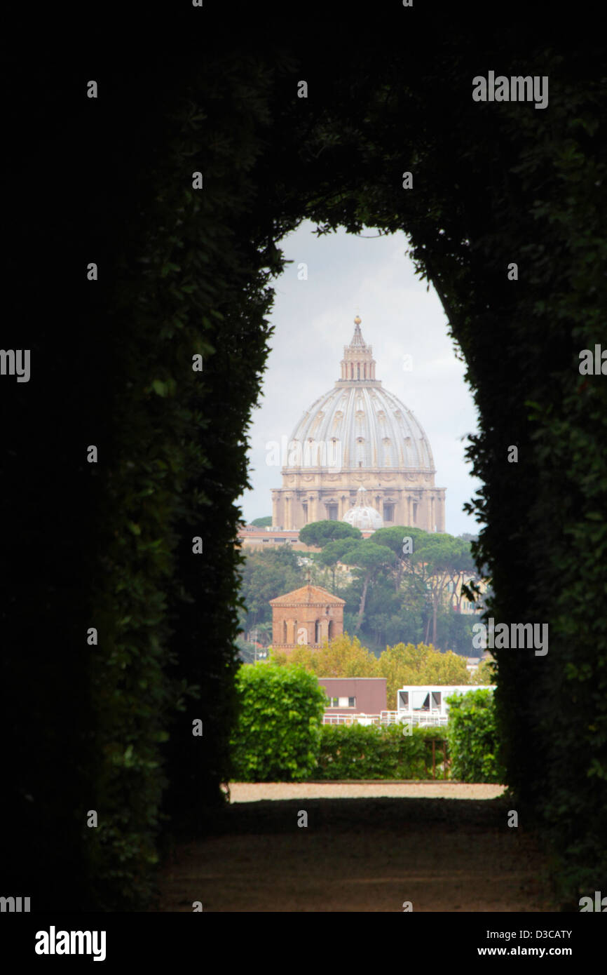 Rome Keyhole View High Resolution Stock Photography and Images - Alamy