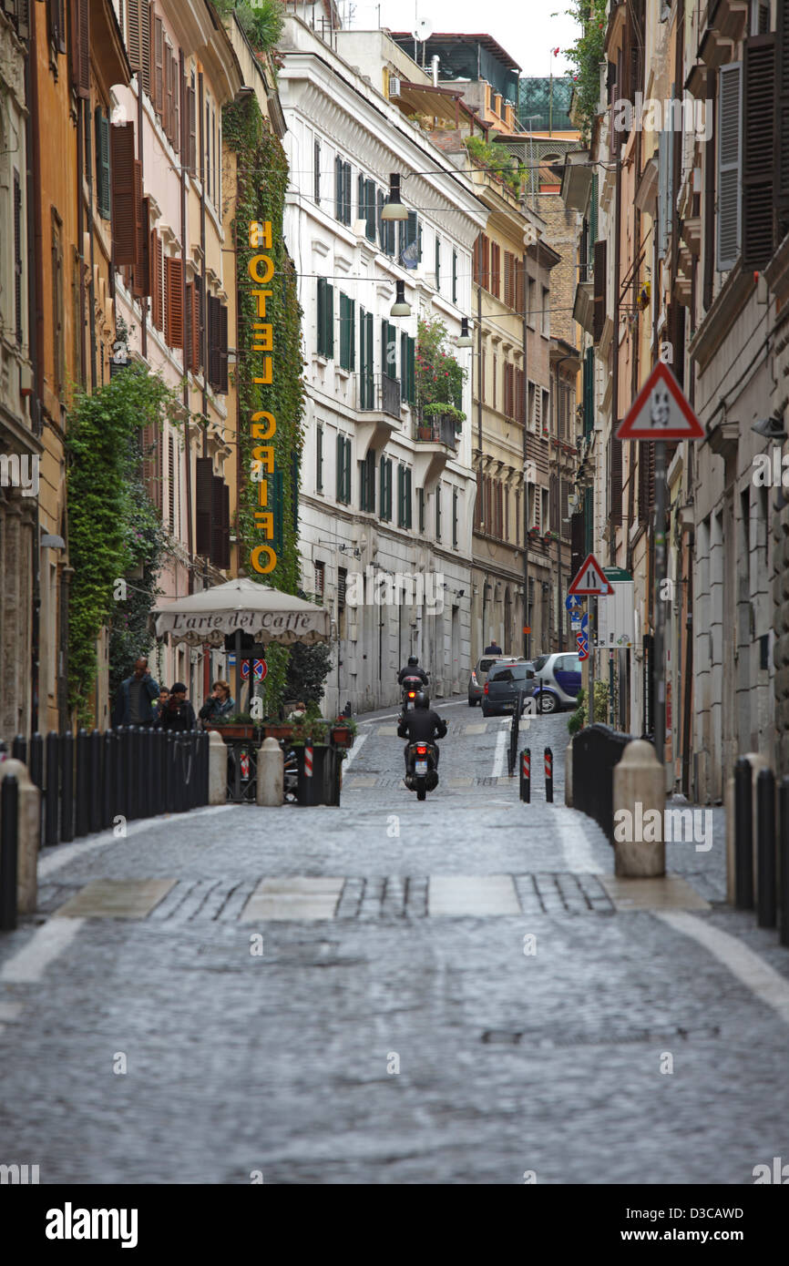 Street view of Rome, Italy Stock Photo - Alamy