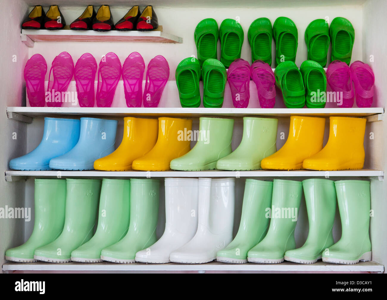 Plastic shoes hi-res stock photography and images - Alamy