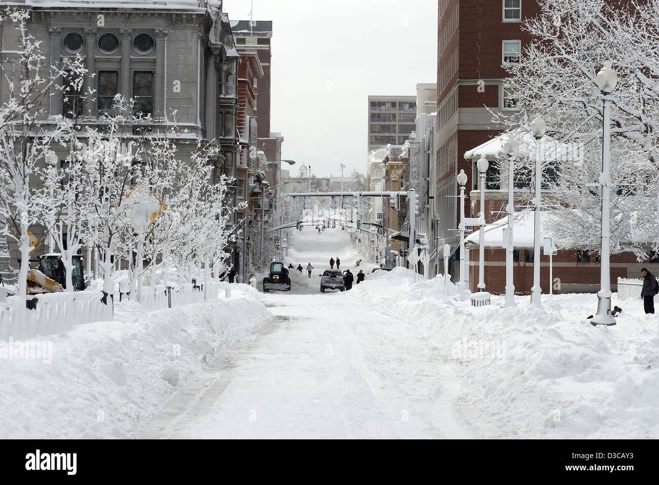 Snowy new england landscape hi-res stock photography and images - Alamy