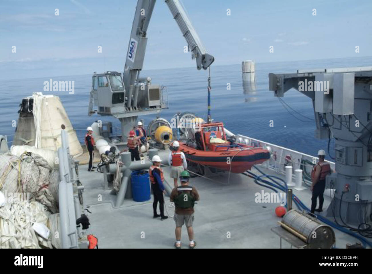 Solid Rocket Booster Recovery (NASA, Space Shuttle, 10/13/09 Stock ...