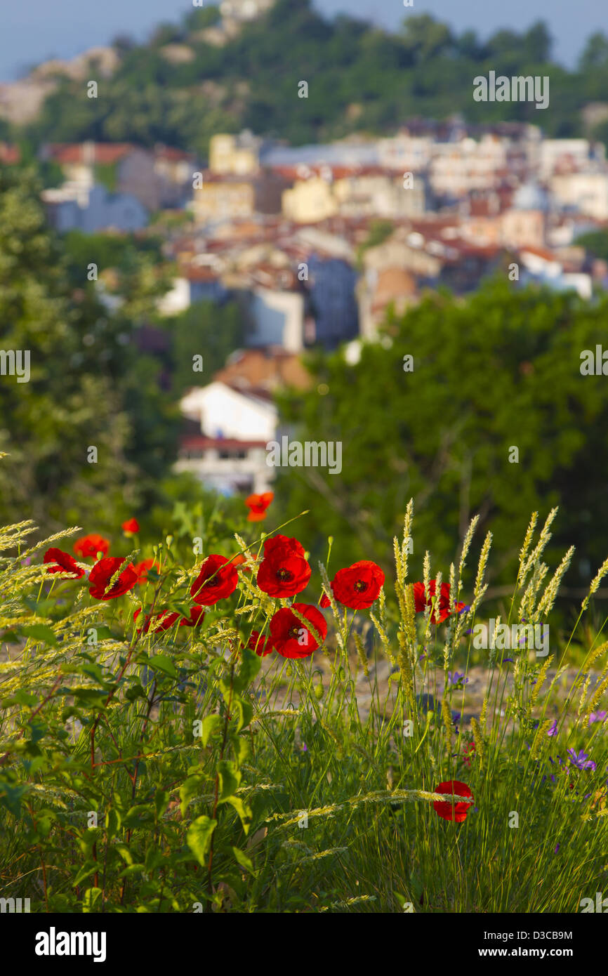 Bulgaria, Europe, Plovdiv, The Old Town Viewed From Nebet Tepe ...