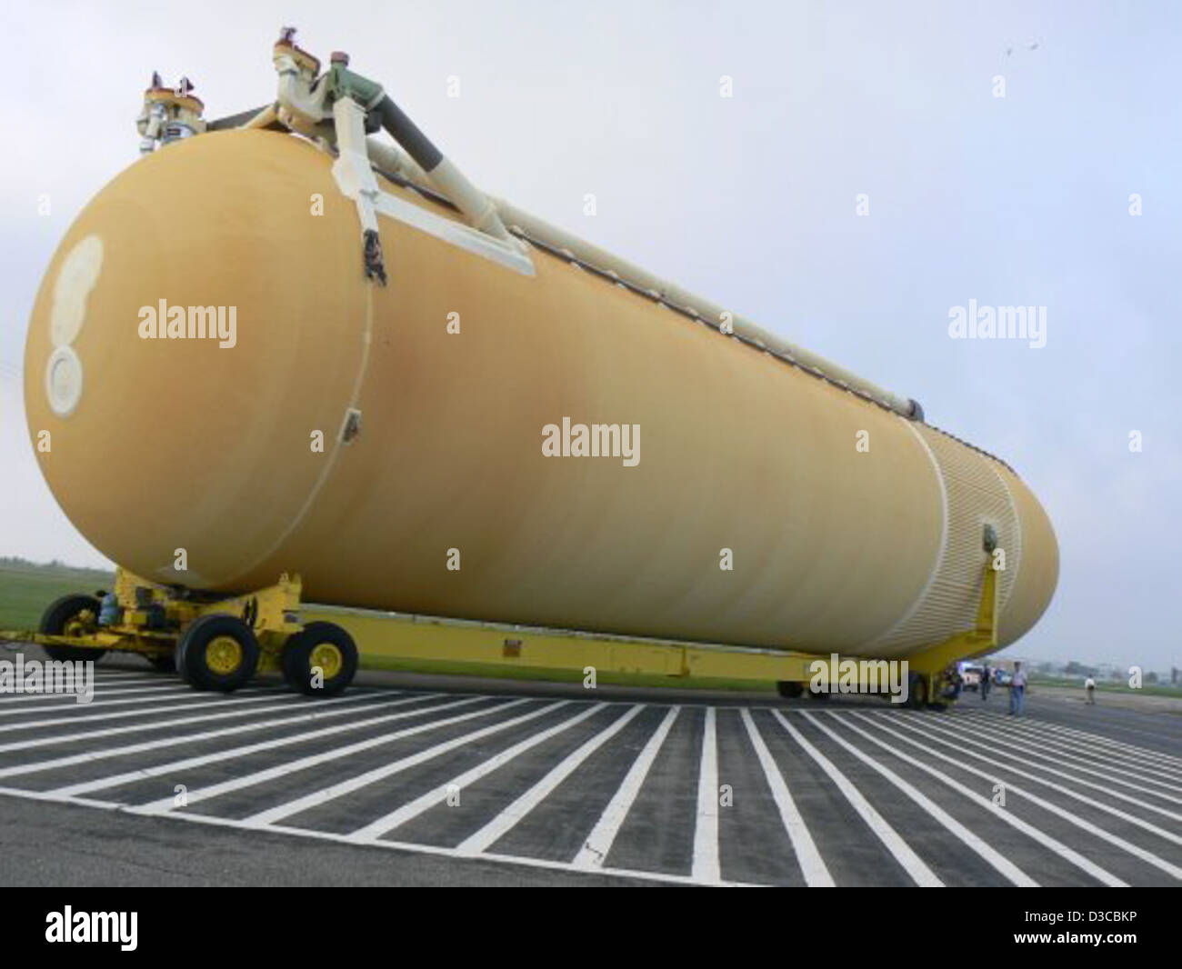 The External Tank ET-134 is pictured at NASA's Michoud Assembly ...