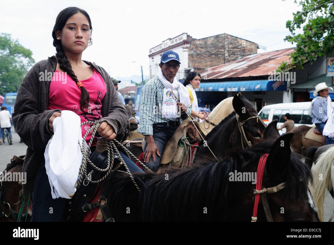 " Cabalgata- Festival del Sanjuanero Huilense " in RIVERA . Department ...