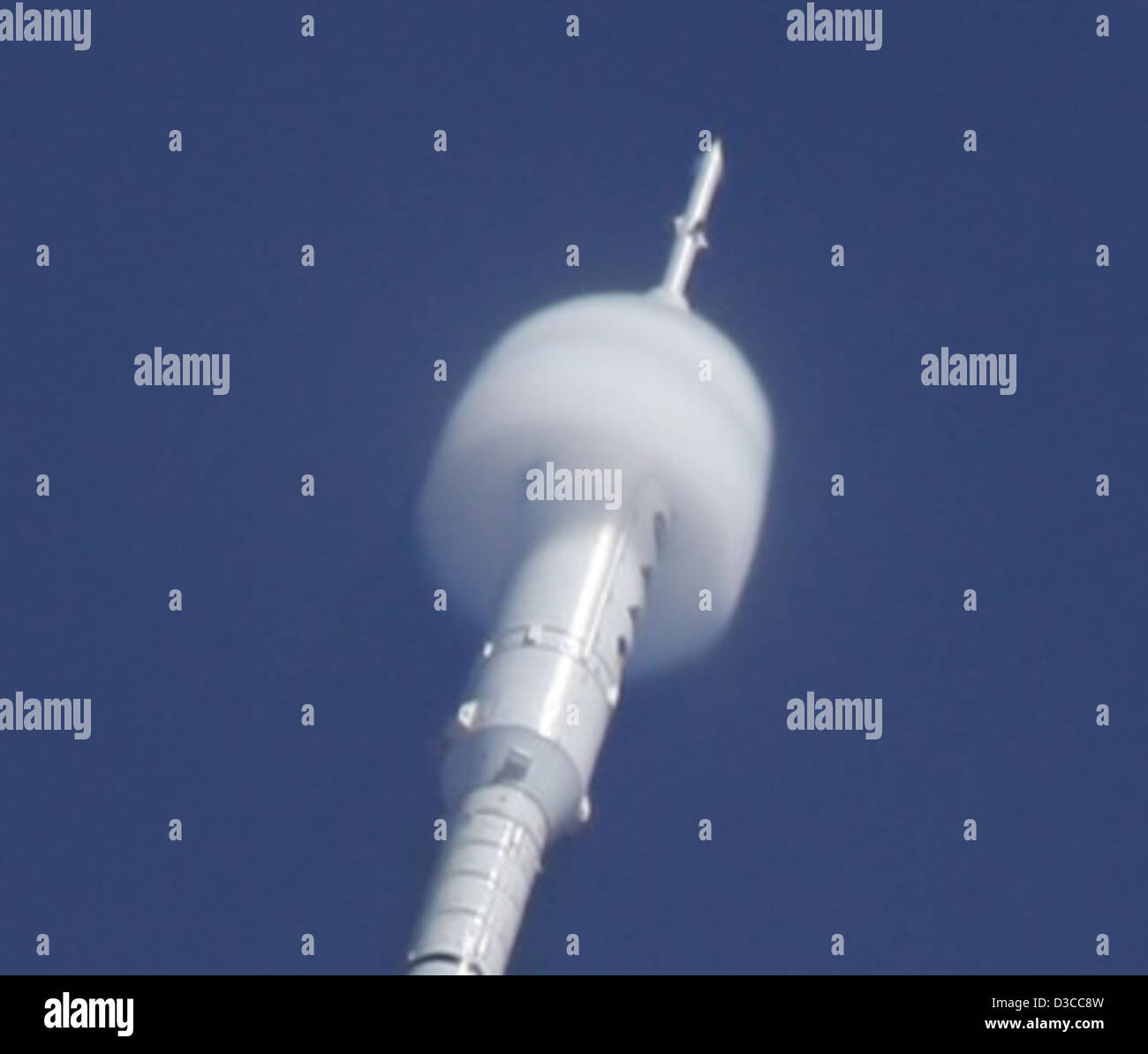 Detail: Bow Shock During Ares I-X Rocket Launch (NASA, 10/28/09 Stock ...