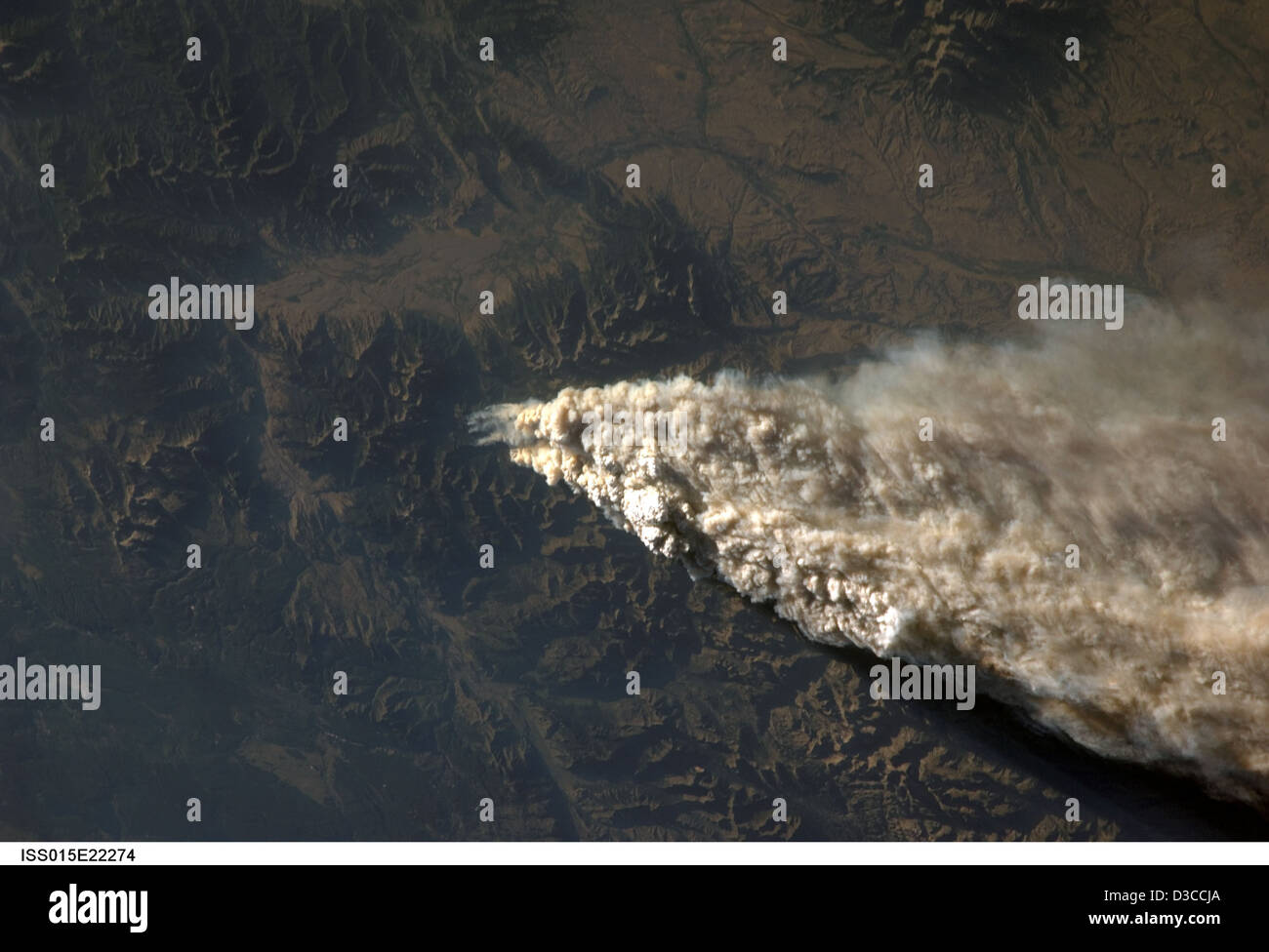 NASA's Earth observation systems capture a forest fire in Gallatin ...