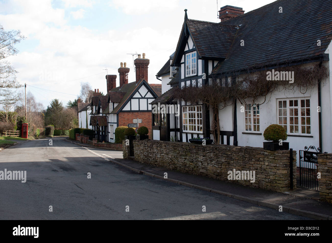 Church Lench village, Worcestershire, England, UK Stock Photo - Alamy