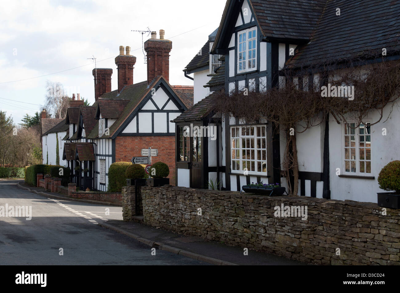 Church Lench village, Worcestershire, England, UK Stock Photo - Alamy
