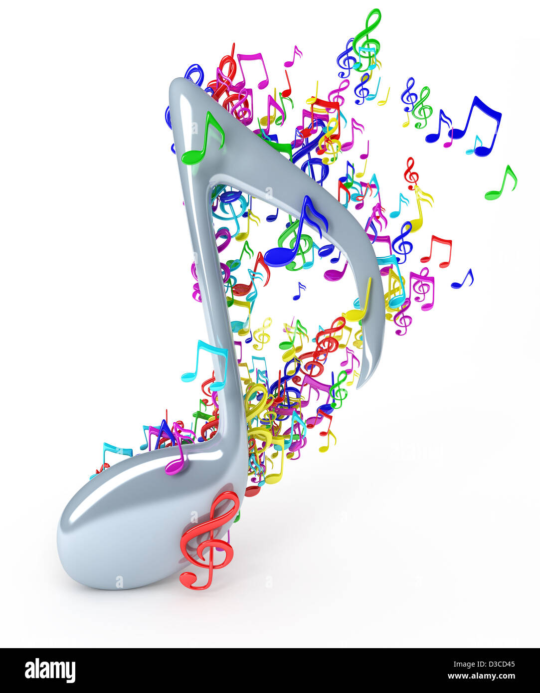 Music notes Stock Photo - Alamy