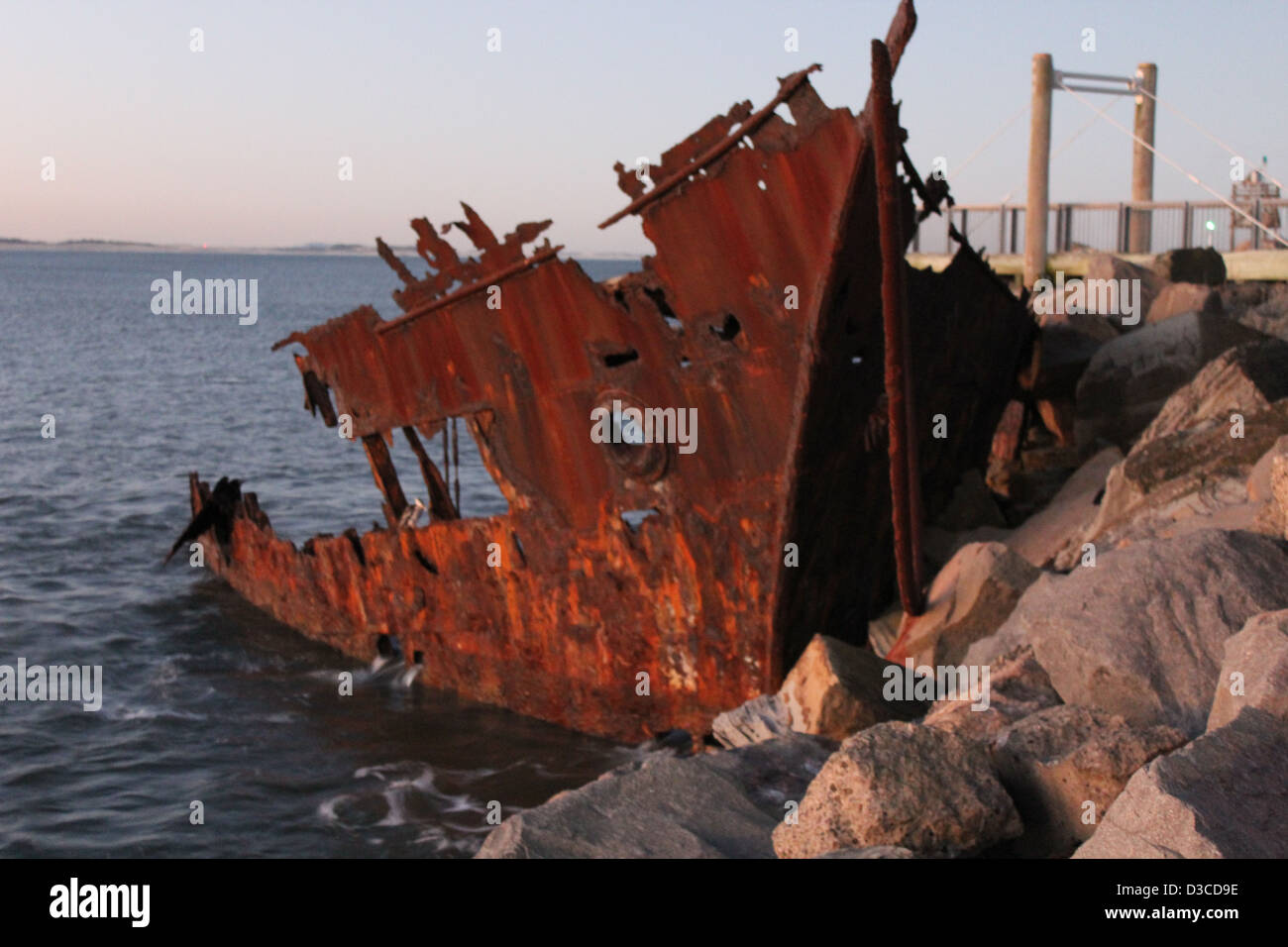 Adolphe Shipwreck Stockton NSW Australia Stock Photo - Alamy