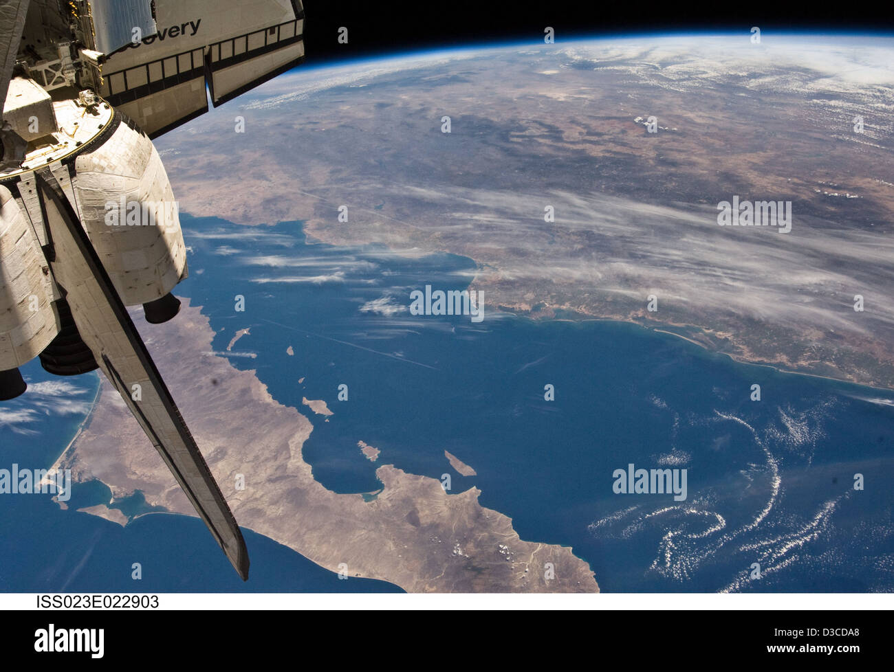 Mexico, Baja California, Gulf of California (NASA, International Space ...
