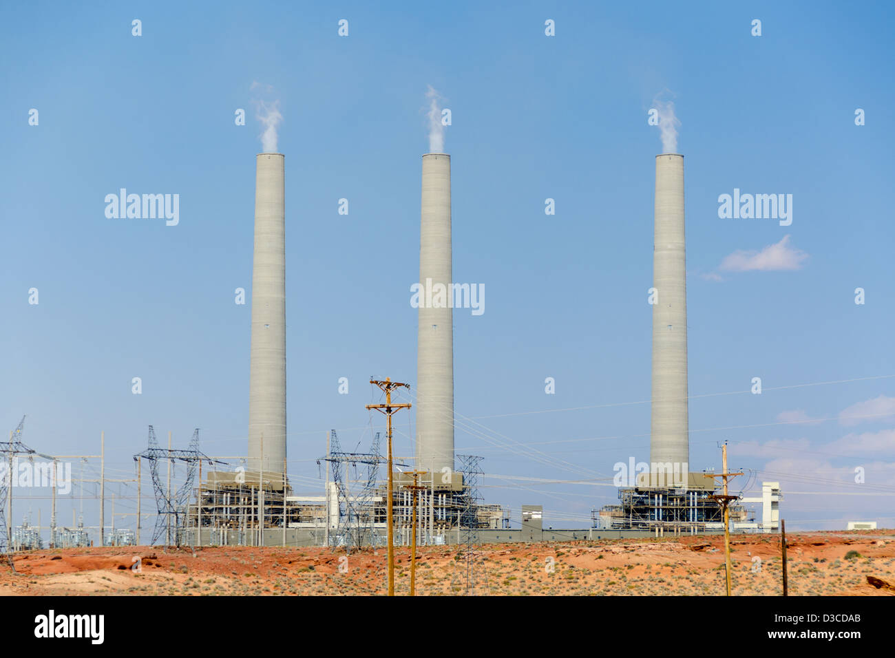 Coal power plant electricity in Page Arizona Stock Photo - Alamy