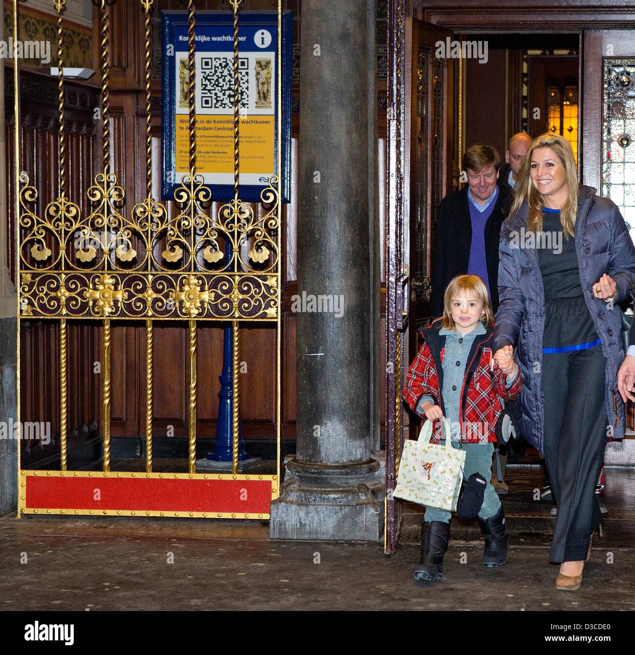Dutch Princess Maxima and her daughter Princess Ariane leave with their ...