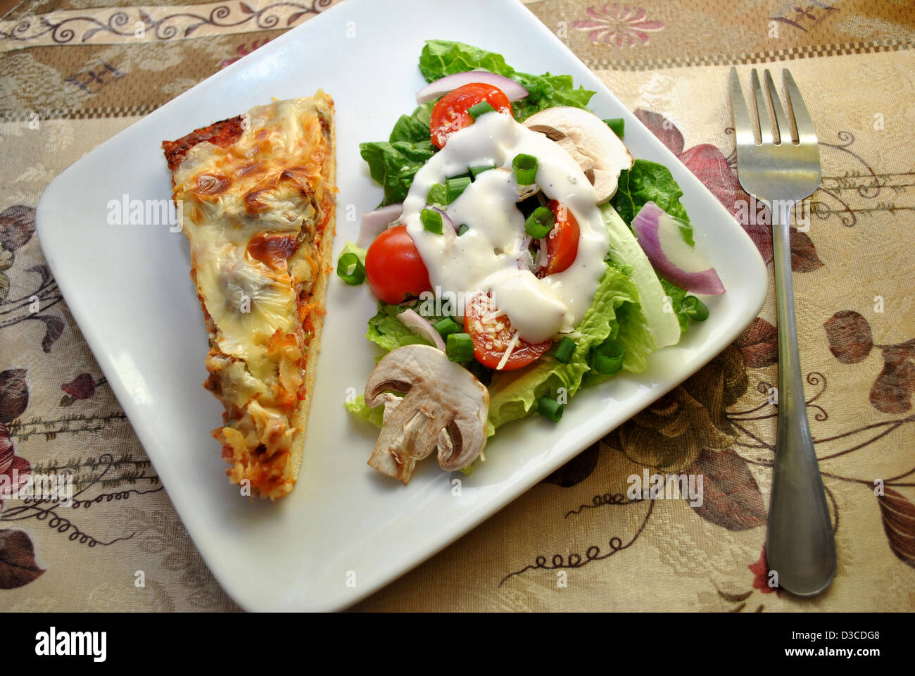 Perfect Pizza Dinner Stock Photo - Alamy