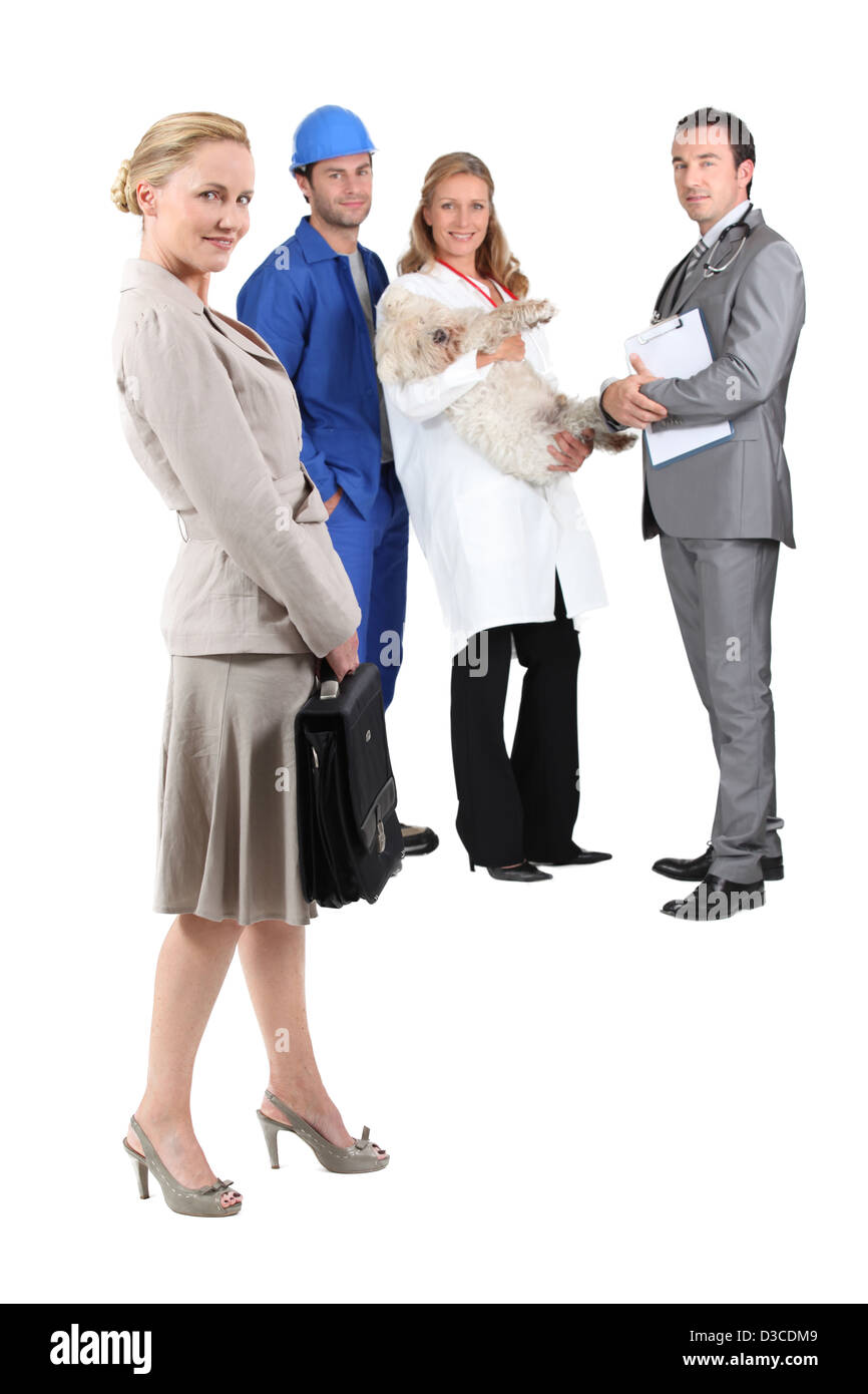 Health professions Cut Out Stock Images & Pictures - Alamy