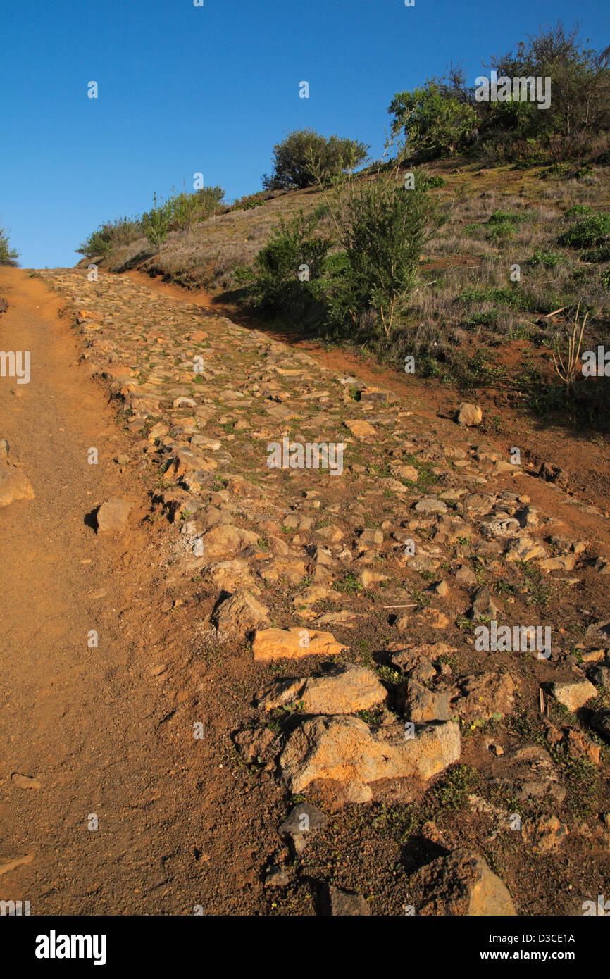 ancient path in Santiago del Teide Tenerife Stock Photo - Alamy