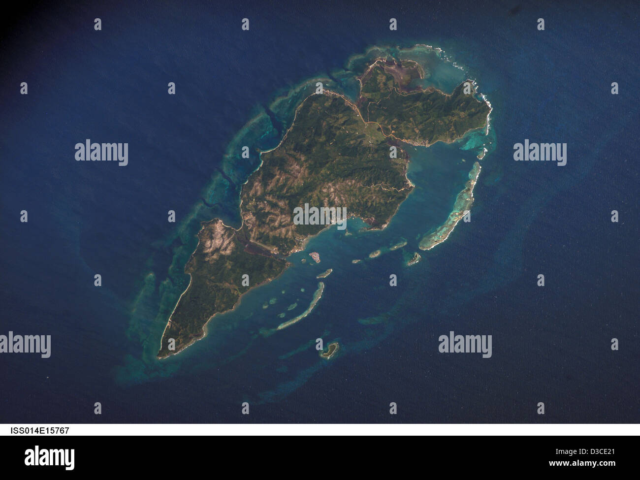 Guanaja Island, Honduras (NASA, International Space Station Science, 03 ...