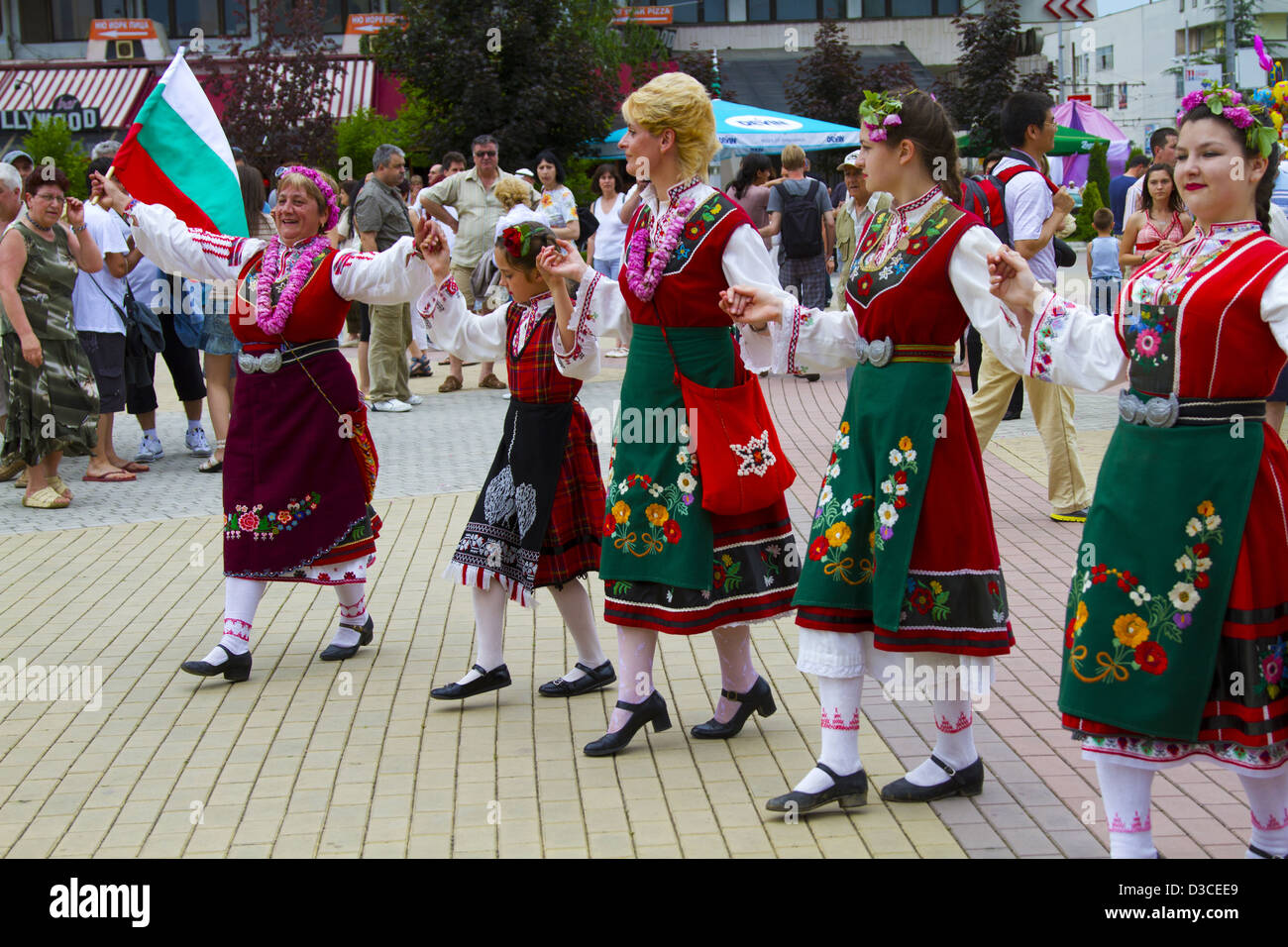 Bulgaria, Europe, Kazanlak, Flower Festival Parade, Local People ...